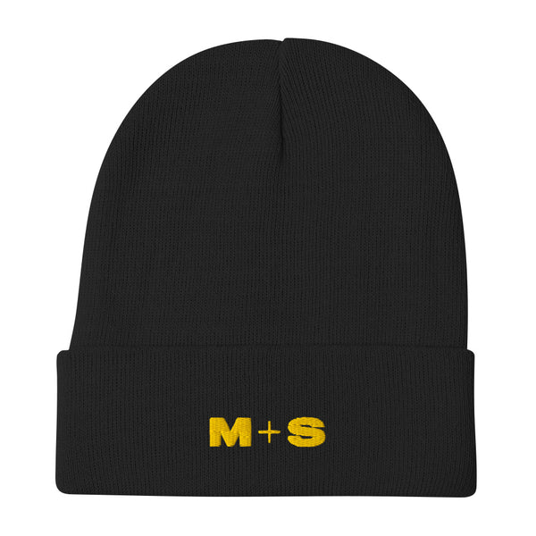 M+S Embroidered Beanie – M+S Merch Shop
